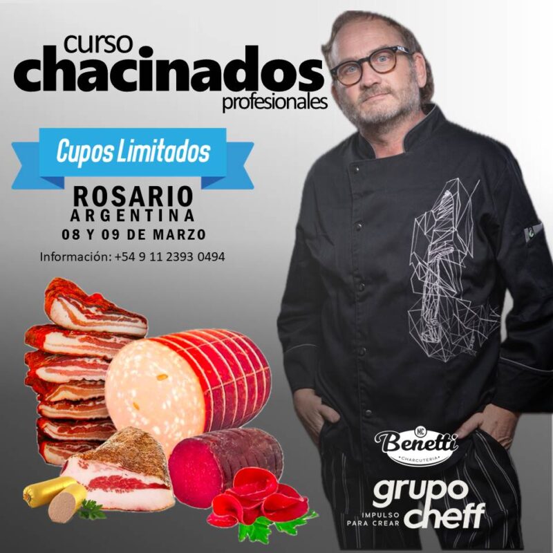 CURSOS CHARCUTERÍA PROFESIONAL Y AVANZADO 08 Y 09 DE MARZO 2025 ROSARIO ...